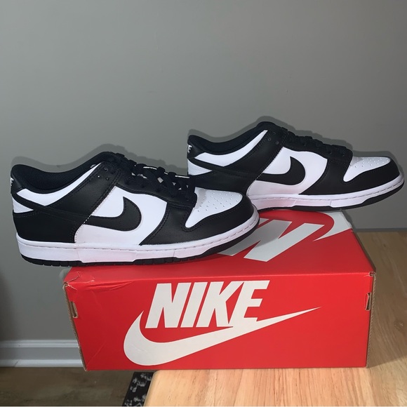 Nike | Shoes | Nike Dunk Low Panda Gs Shoes | Poshmark